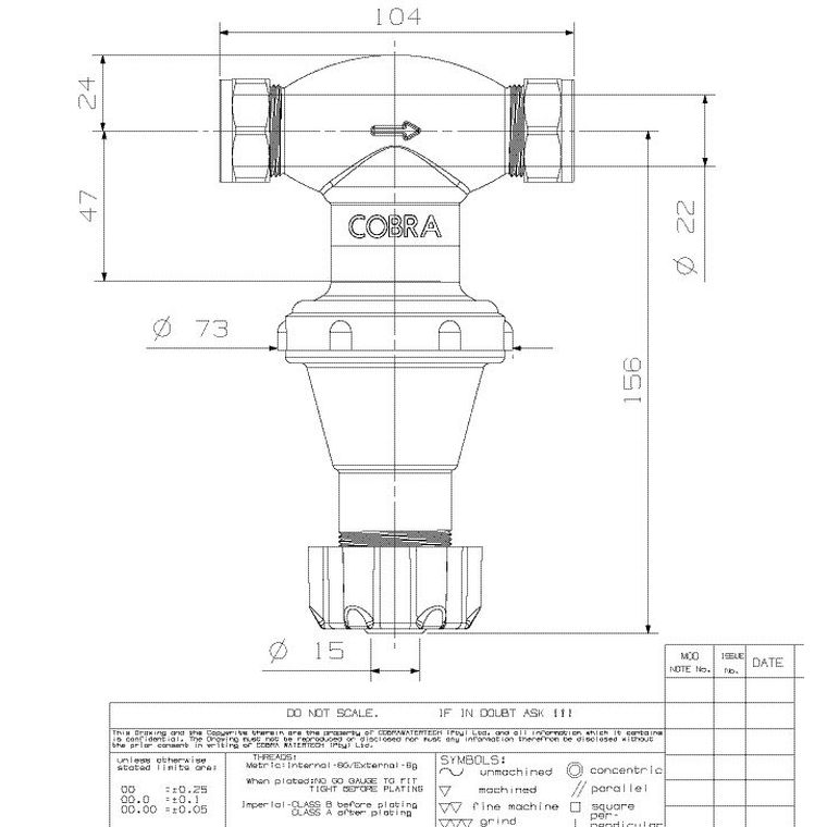 Cobra - Masterflo I - Valve - Geyser - Pressure Control Valve - Brass ...