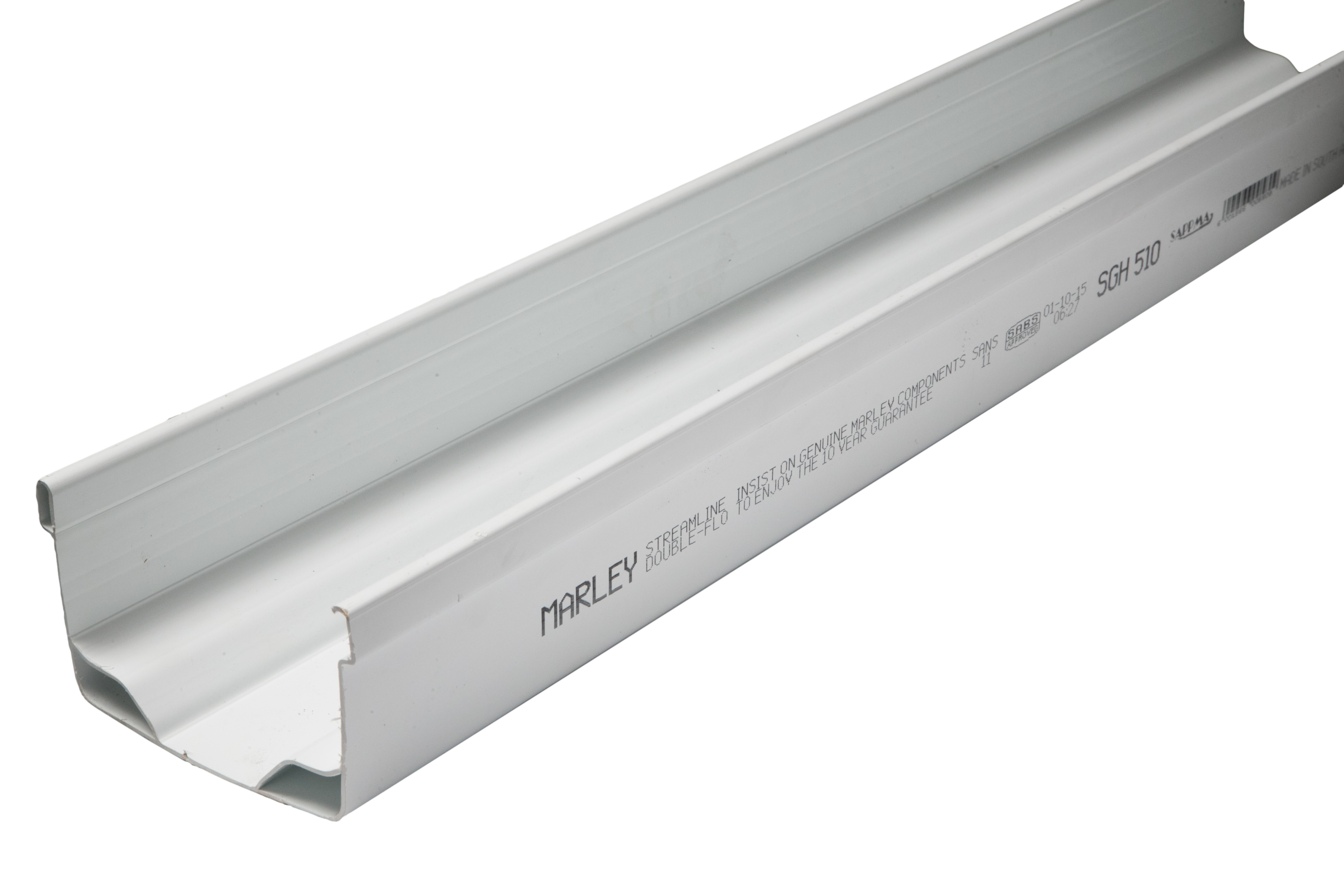 MARLEY SQUARE D-SHAPE PVC GUTTER X4.5m SGH515 | Plumblink - Plumbing ...