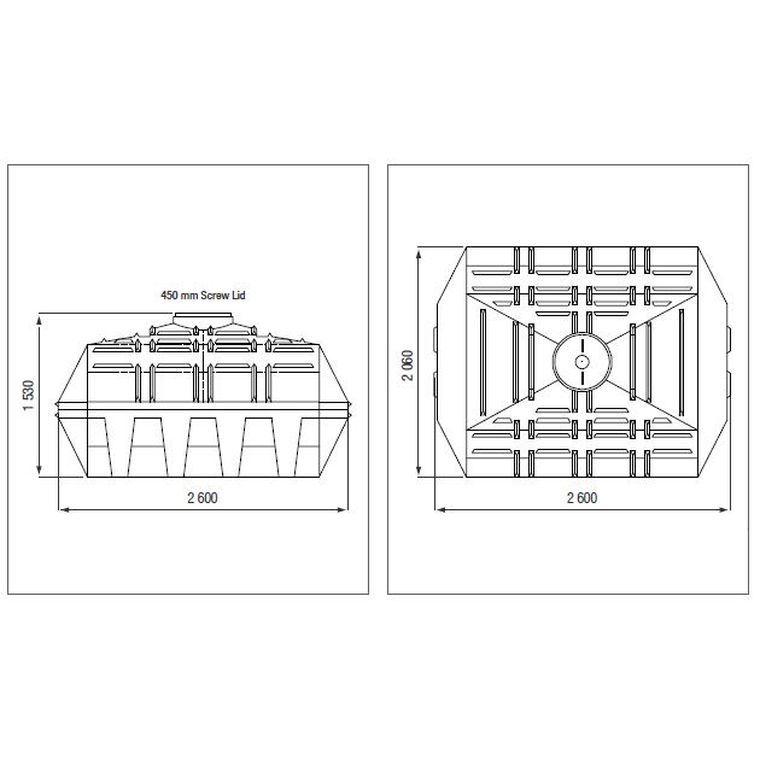 JOJO WATER TANK HORIZONTAL 5000L | Plumblink - Plumbing, Bathroom ...